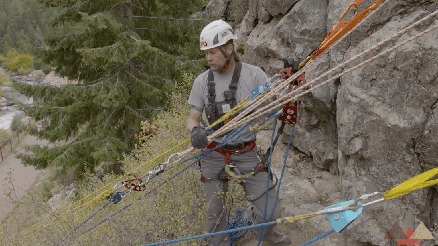 Flying W Tensioning for Dual Track Line Highlines | Rigging Lab Academy